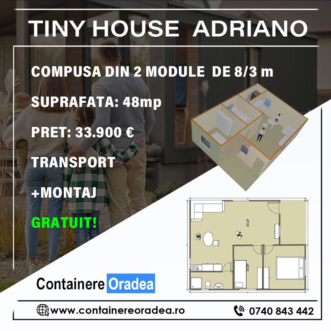 Containere Oradea, tiny house, case din container