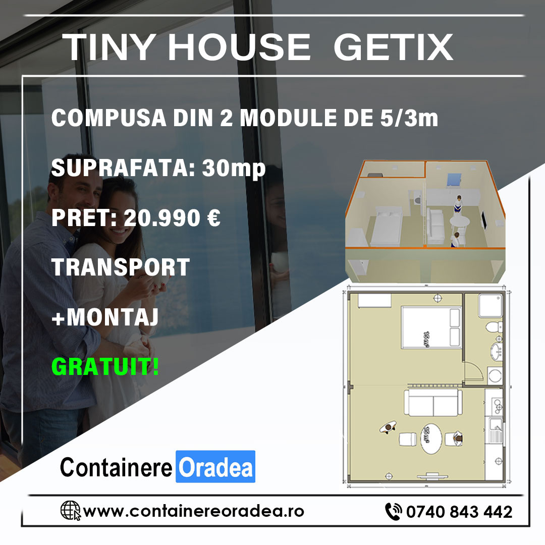 Containere Oradea, tiny house, case din container
